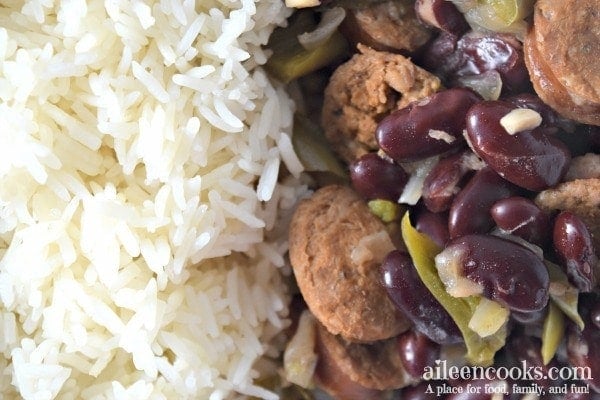 Instant Pot Red Beans and Rice - Aileen Cooks