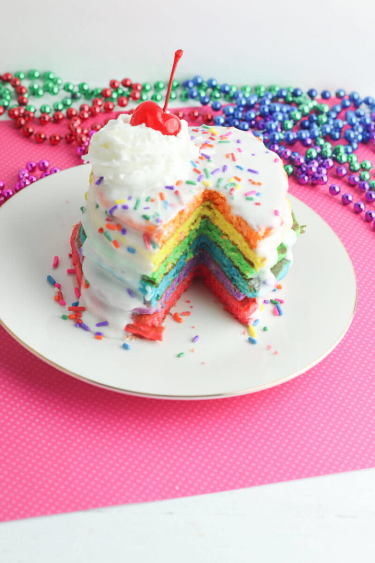 How to Make Rainbow Pancakes - Aileen Cooks