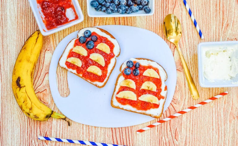 American Flag Toast - Aileen Cooks