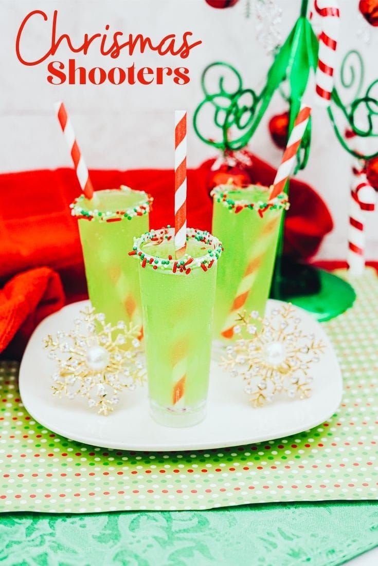 Grinch Christmas Shots - Aileen Cooks