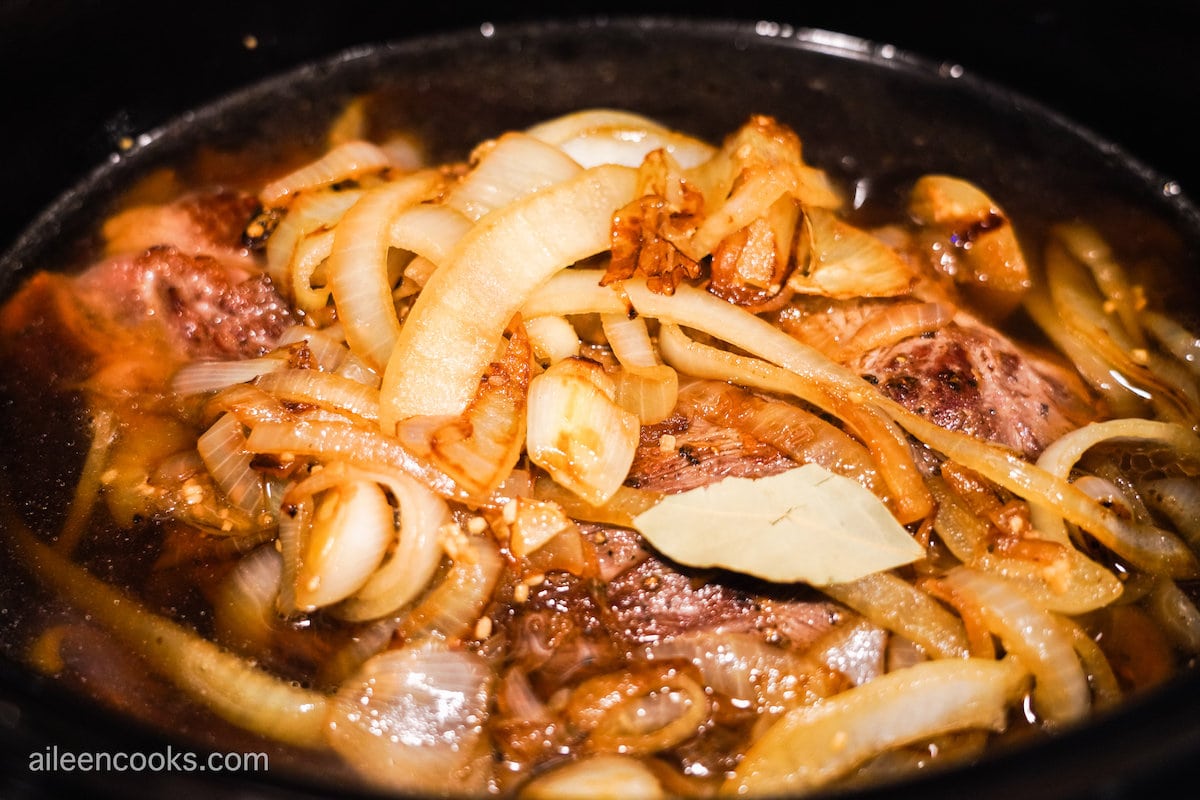 Crock Pot French Dip - Aileen Cooks